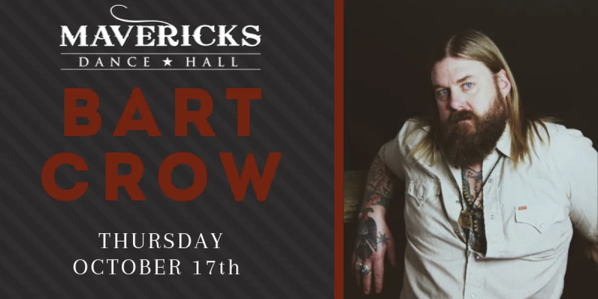 Enter To Win Bart Crow Tickets | KOKE FM