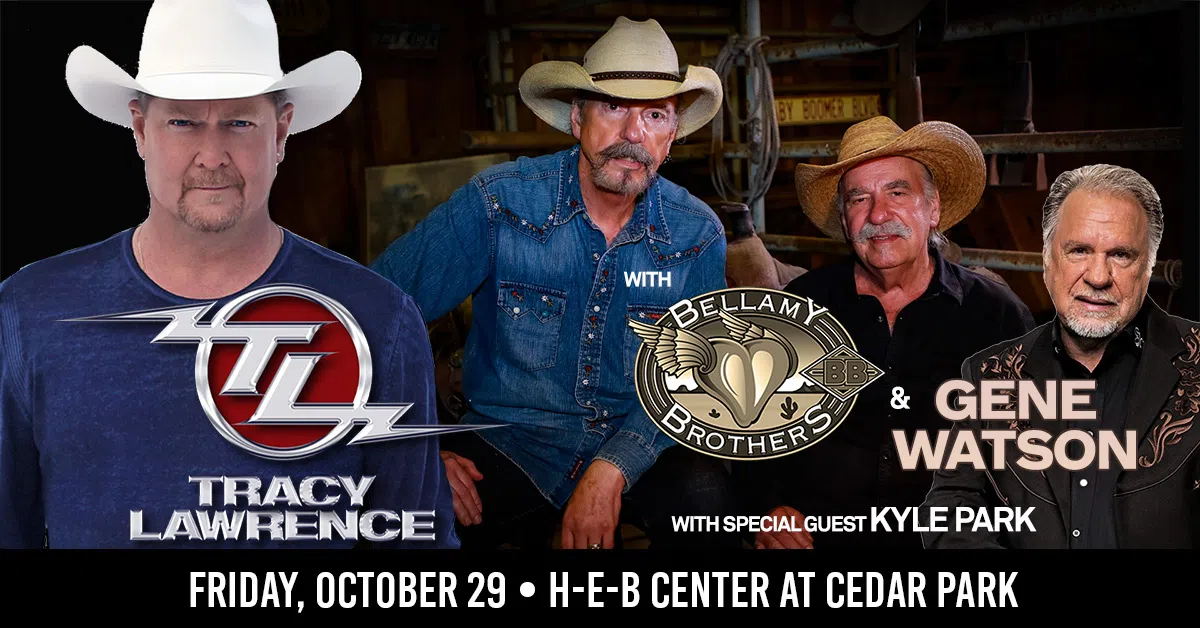 Win Tickets To Tracy Lawrence with The Bellamy Brothers and Gene Watson ...