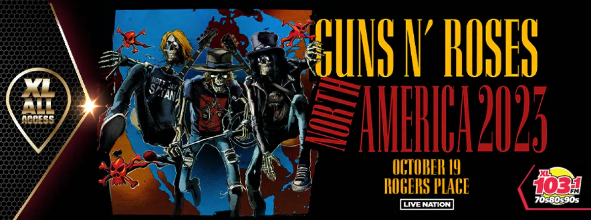 Win tickets to Guns N' Roses | XL 103 Calgary
