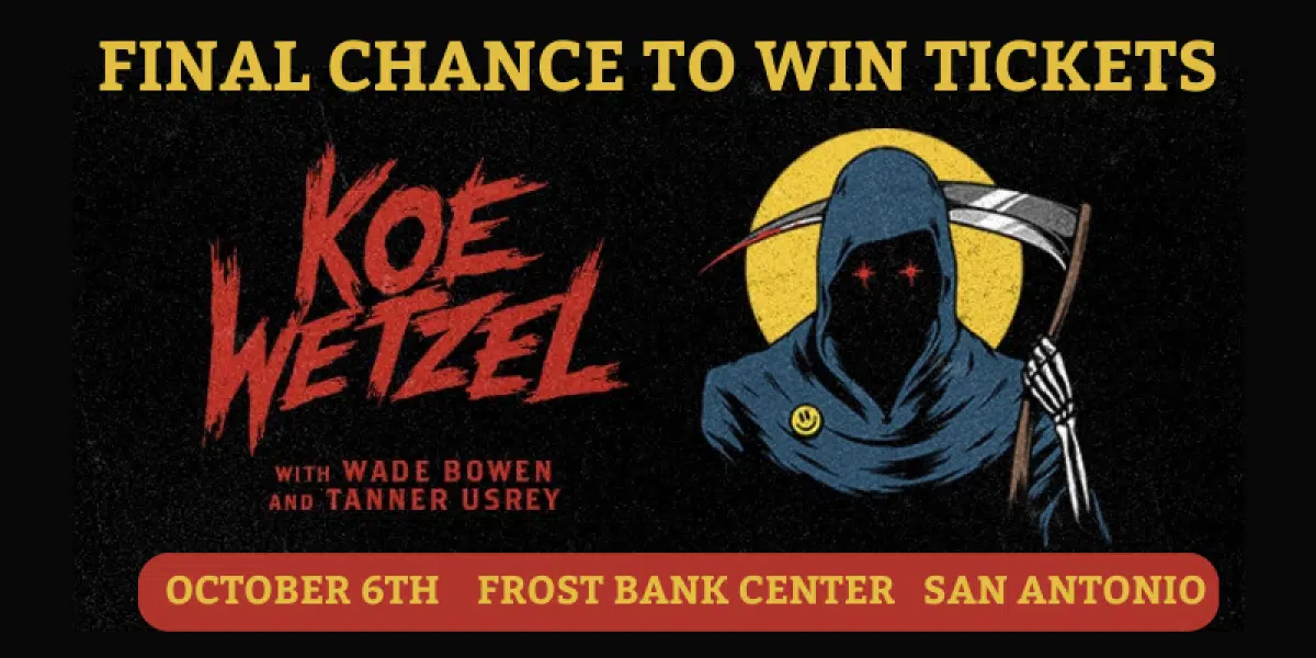 FINAL Chance Win: Koe Wetzel: The Road to Hell Paso Pt. 2 | KOKE FM