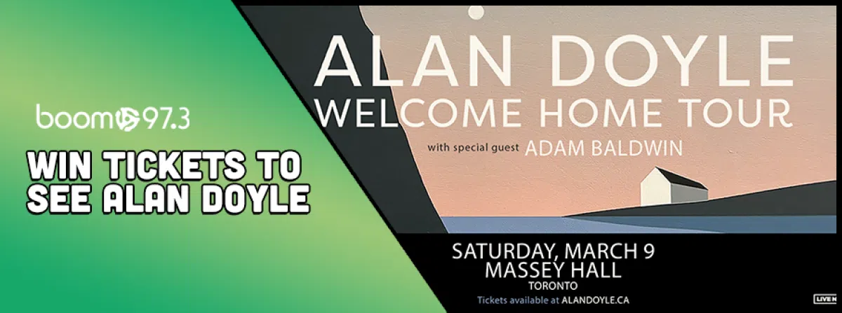 Win Tickets to see Alan Doyle | boom 97.3 - 70s 80s 90s