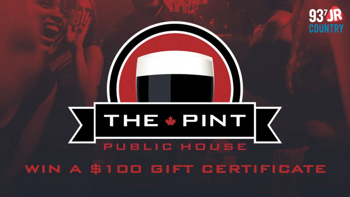 Win $100 to The Pint Public House! | 93.7 JR Country