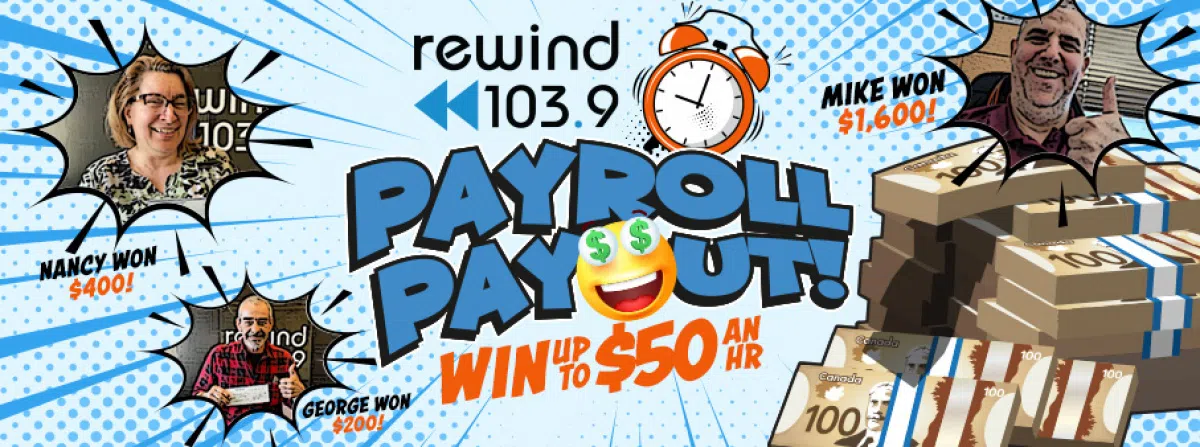 Rewind Payroll Payout | rewind 103.9 - 70s 80s 90s