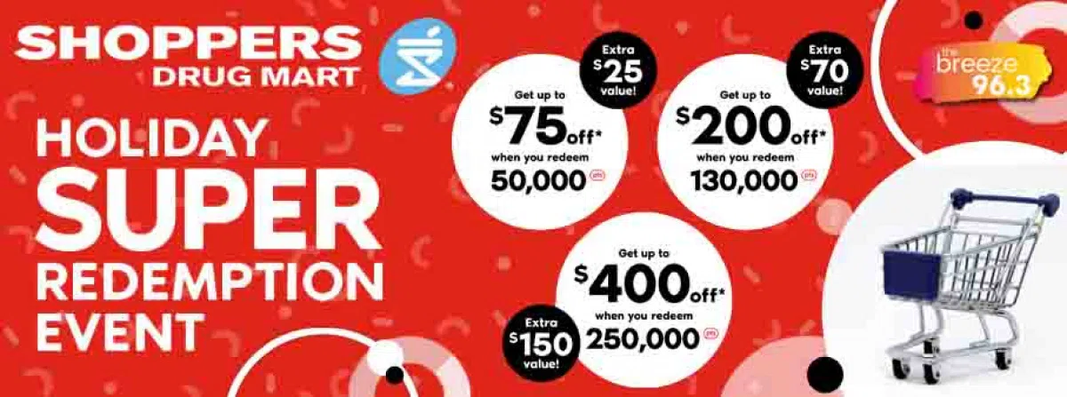 2024-12-02 Breeze Rewards: Shoppers Drug Mart Holiday Super Redemption ...