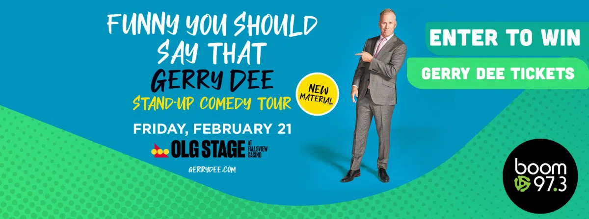 Win Tickets To Gerry Dee | boom 97.3 - 70s 80s 90s