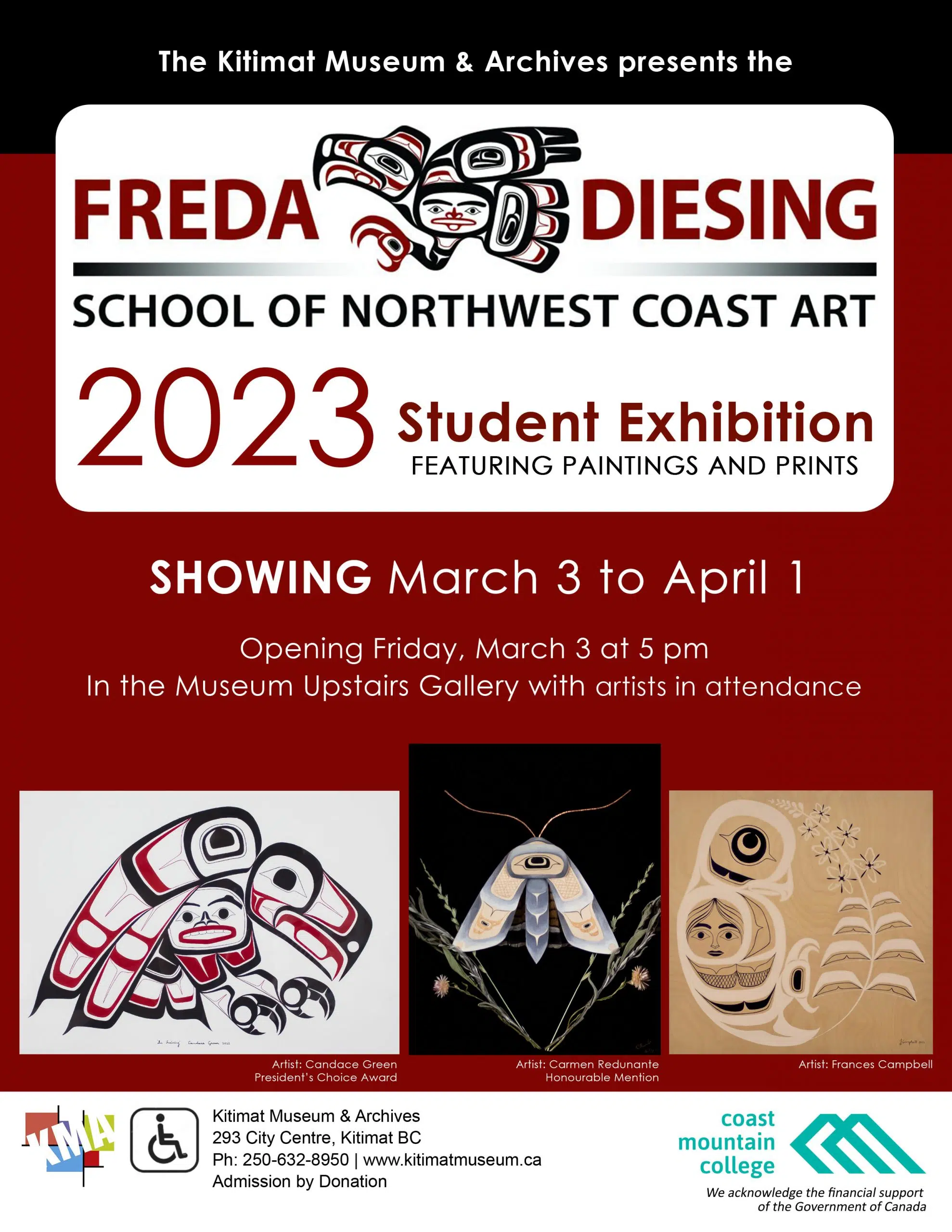 Freda Diesing School of Northwest Coast Art Student Exhibition | CFNR ...
