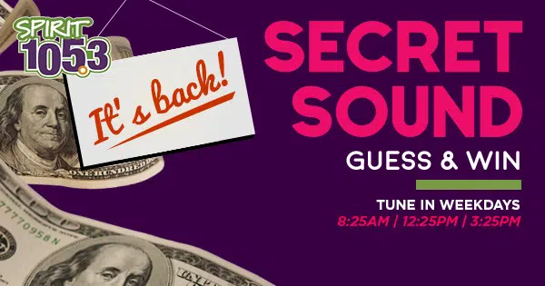 Secret Sound Winner: Congratulations Janice! | SPIRIT 105.3