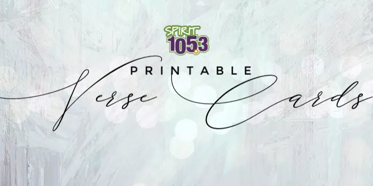 Printable Verse Cards | SPIRIT 105.3