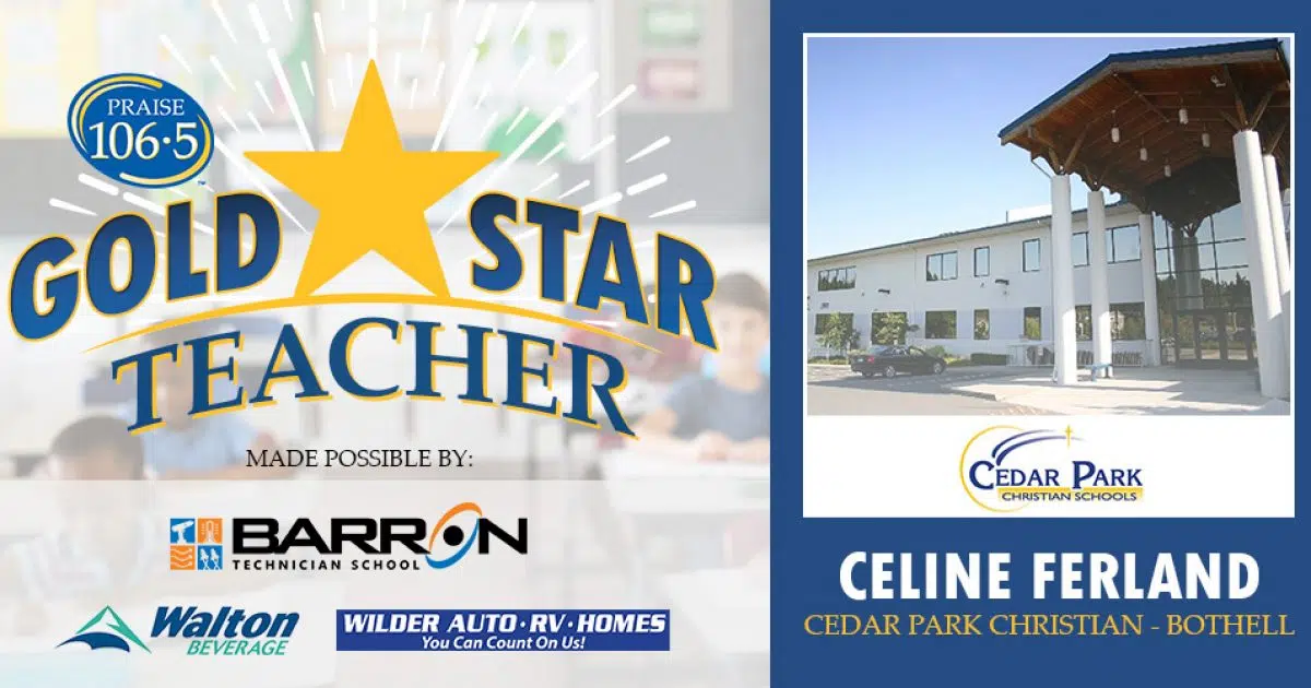 Gold Star Teacher 2022: Celine Ferland | PRAISE 106.5