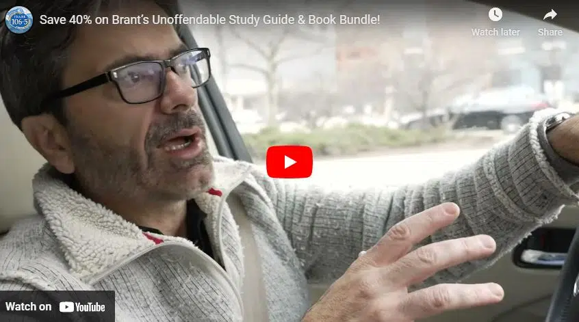 Save 40% on Brant’s Unoffendable Study Guide & Book Bundle! | PRAISE 106.5