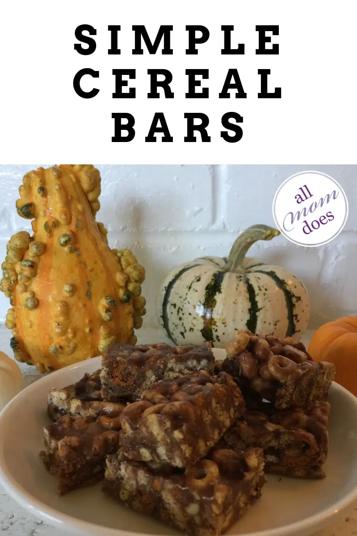 Simple Cereal Bars | AllMomDoes