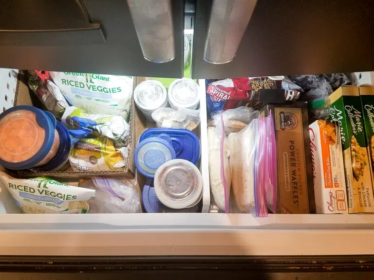 How to Organize a Drawer Freezer | AllMomDoes