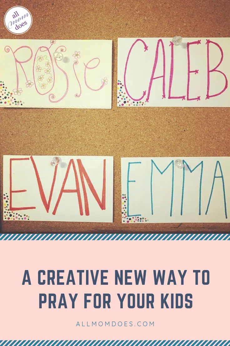 A Fun Way to Pray for Your Kids | AllMomDoes