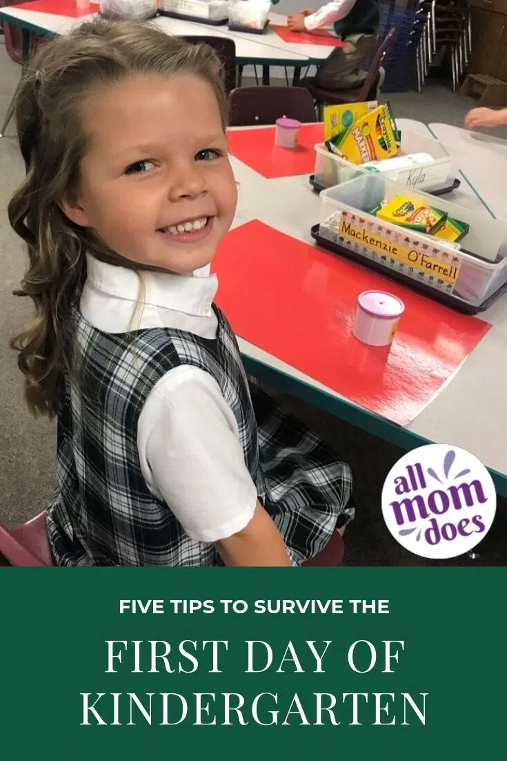 Five Tips for the First Day of Kindergarten | AllMomDoes