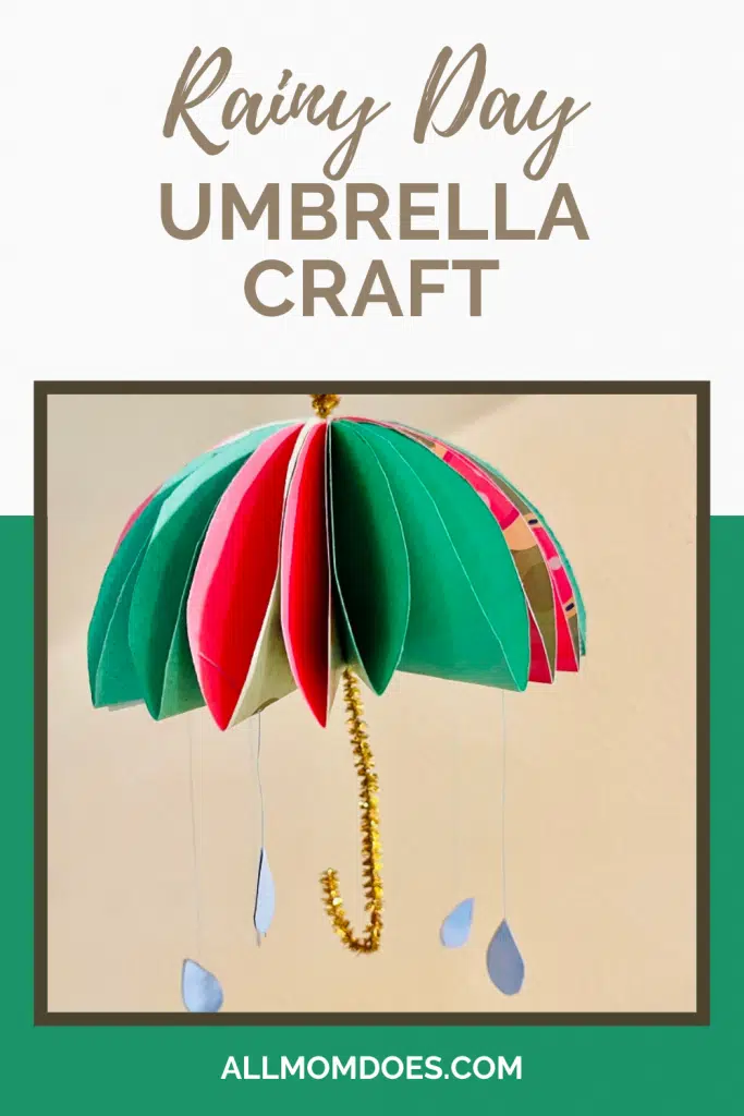Rainy Day Umbrella Craft | AllMomDoes