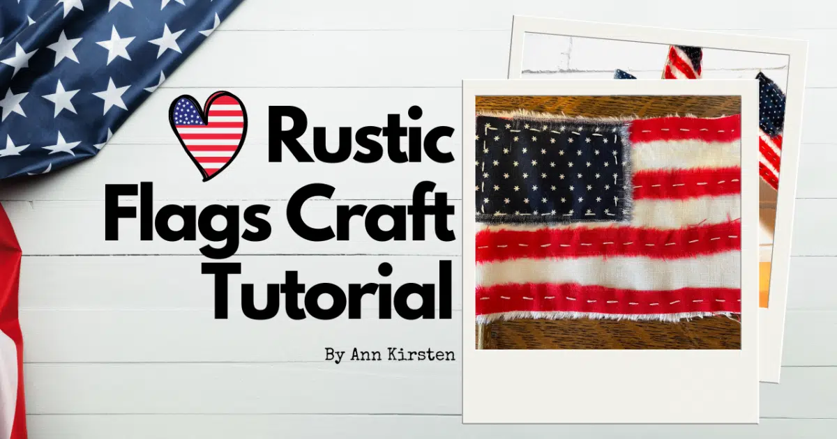 Rustic Flags Craft Tutorial | AllMomDoes