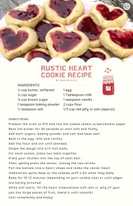 February Cookie of the Month: Rustic Heart Cookies | AllMomDoes