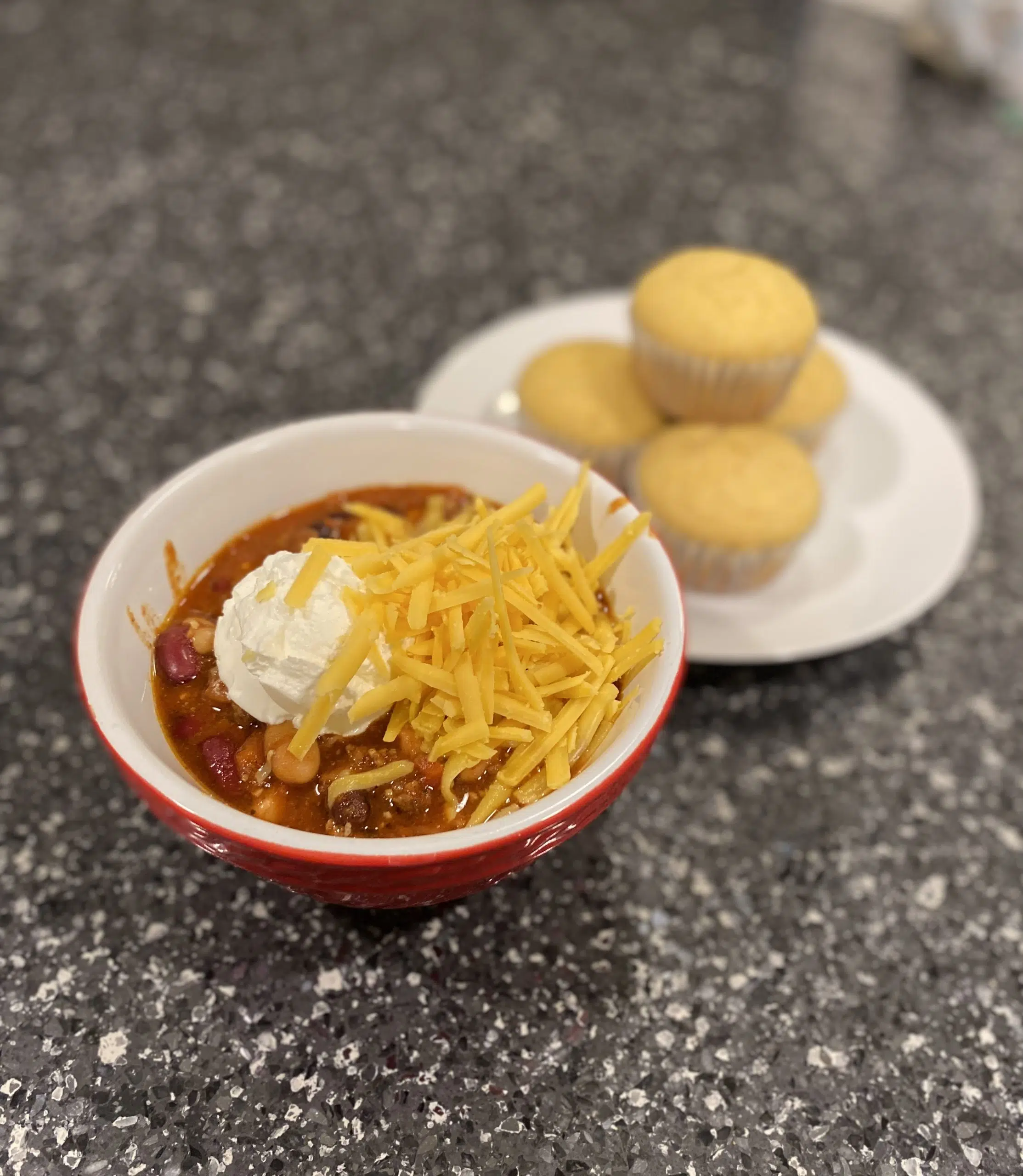 Slow Cooker Chili with Gluten Free Cornbread Muffins | AllMomDoes