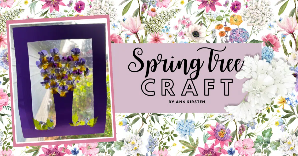 Spring Tree Craft | AllMomDoes