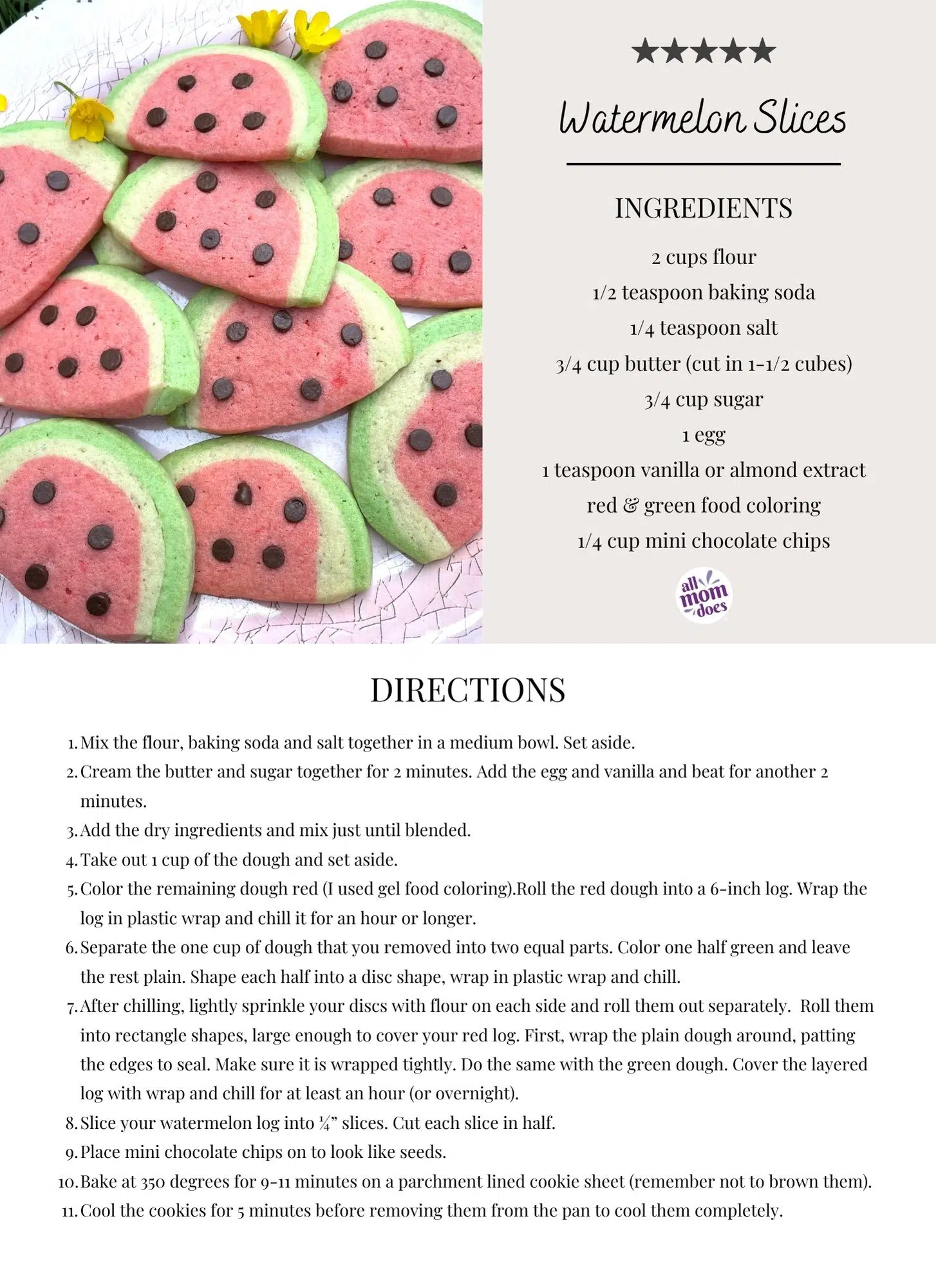 June Cookie-of-the-Month: Watermelon Slices! | AllMomDoes