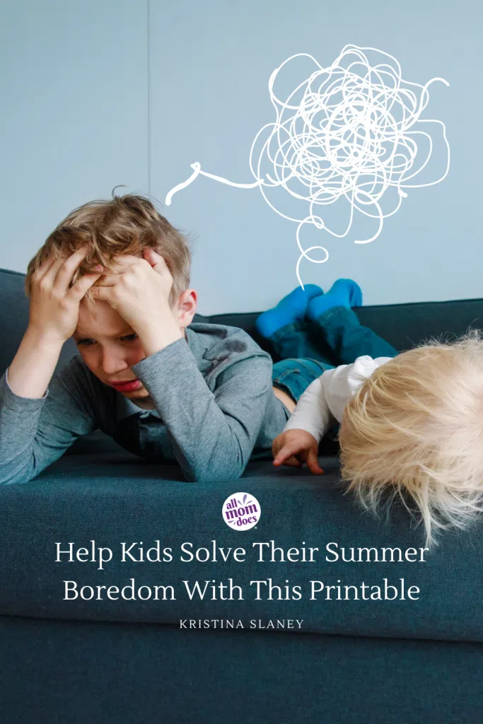 Help Kids Solve Their Summer Boredom with This Printable | AllMomDoes