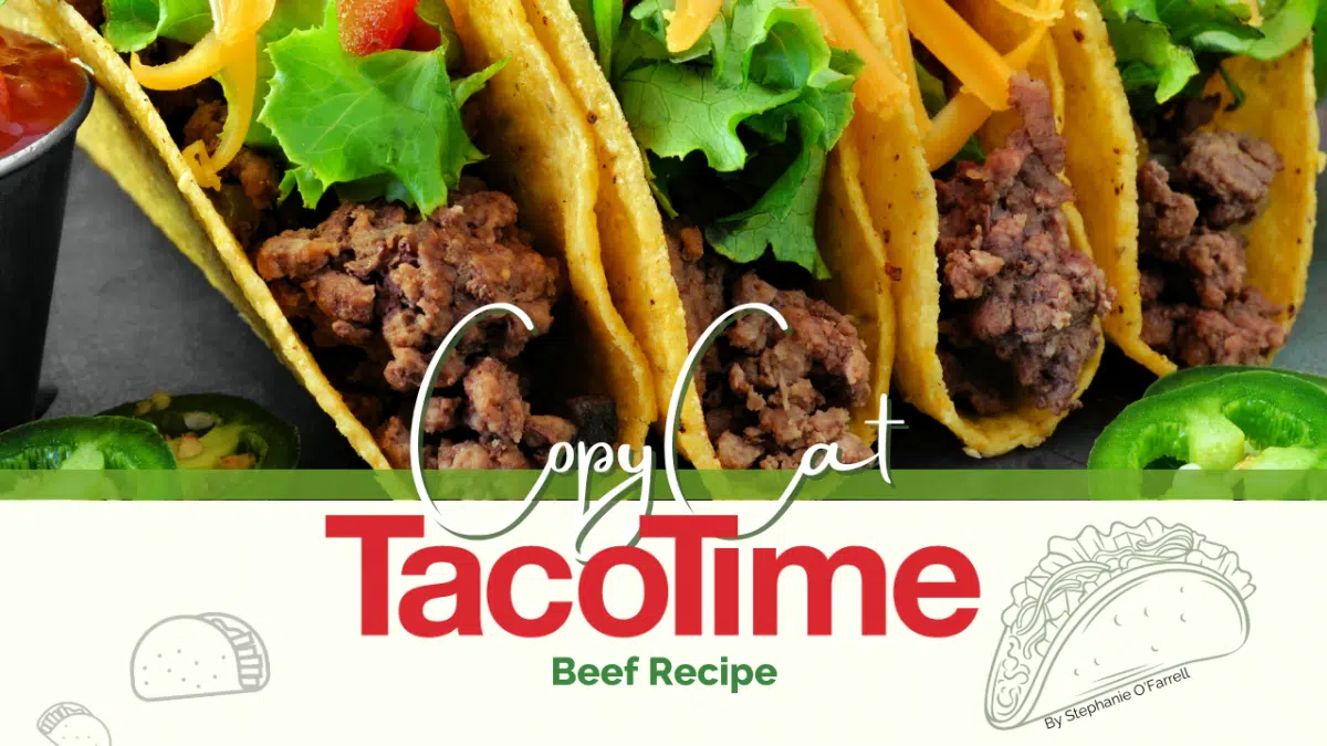 Copy Cat Taco Time Beef Recipe | AllMomDoes