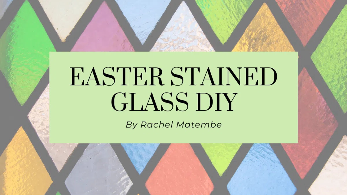 Fun and Easy Easter Stained Glass DIY | AllMomDoes