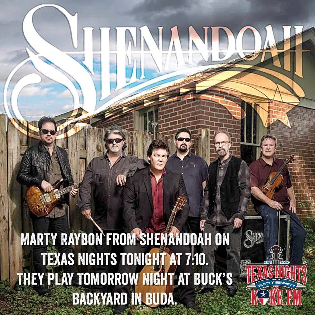 LISTEN: Marty Raybon from Shenandoah on Texas Nights with Scotty Bennett 9/9/22 | KOKE FM