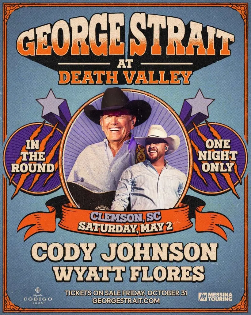 George Strait Returns to “Death Valley” with Cody Johnson and Wyatt ...