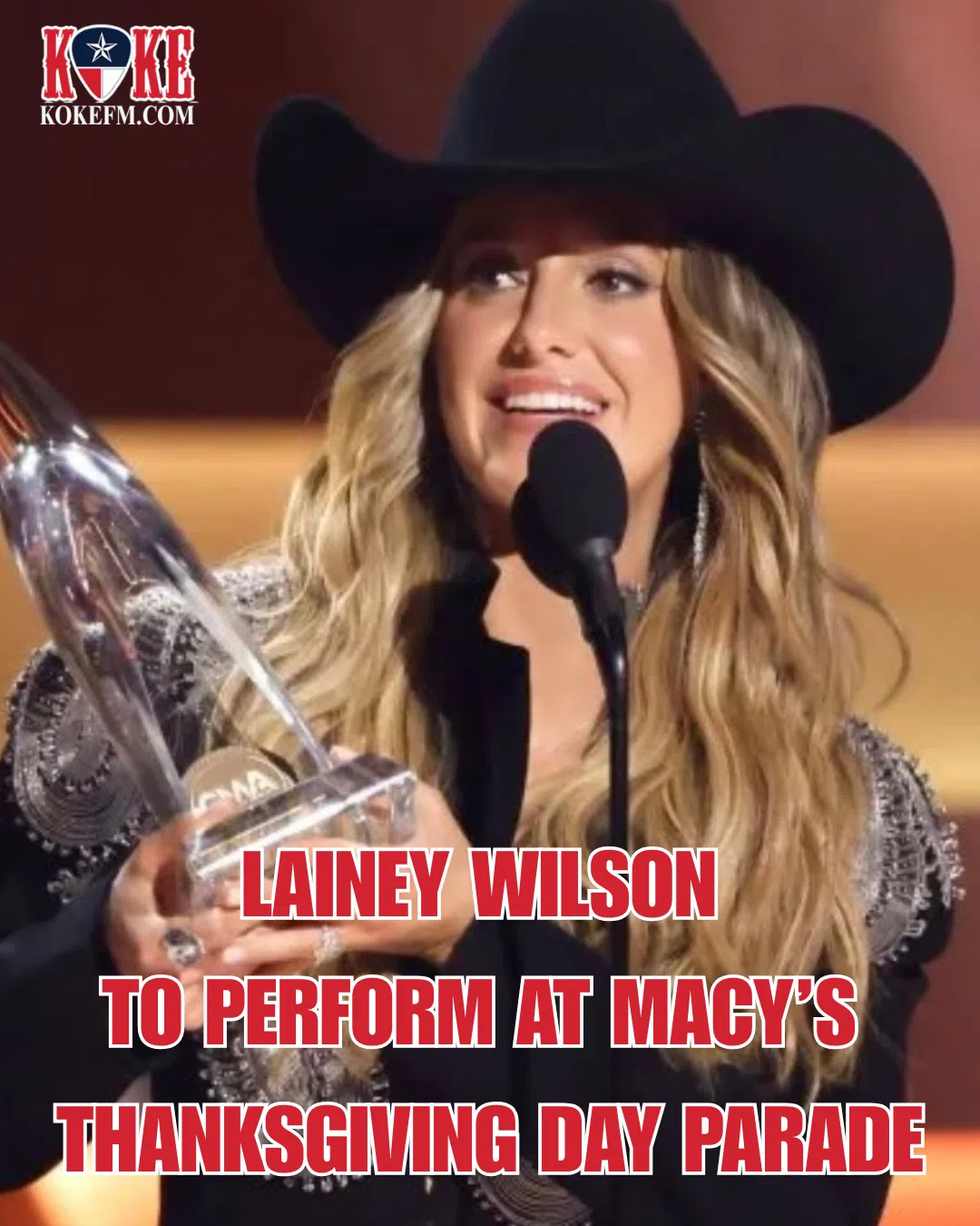 Lainey Wilson to Saddle Up for the 2025 Macy’s Thanksgiving Day Parade ...