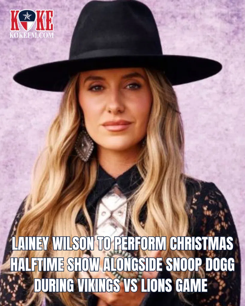 Lainey Wilson Is Performing During the Vikings vs. Lions Christmas Day Halftime Show | KOKE FM