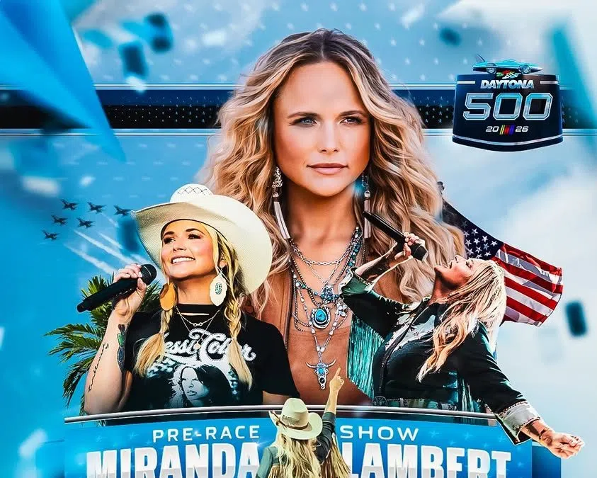 Miranda Lambert To Play Pre-Race Show At The 2026 Daytona 500 | KOKE FM