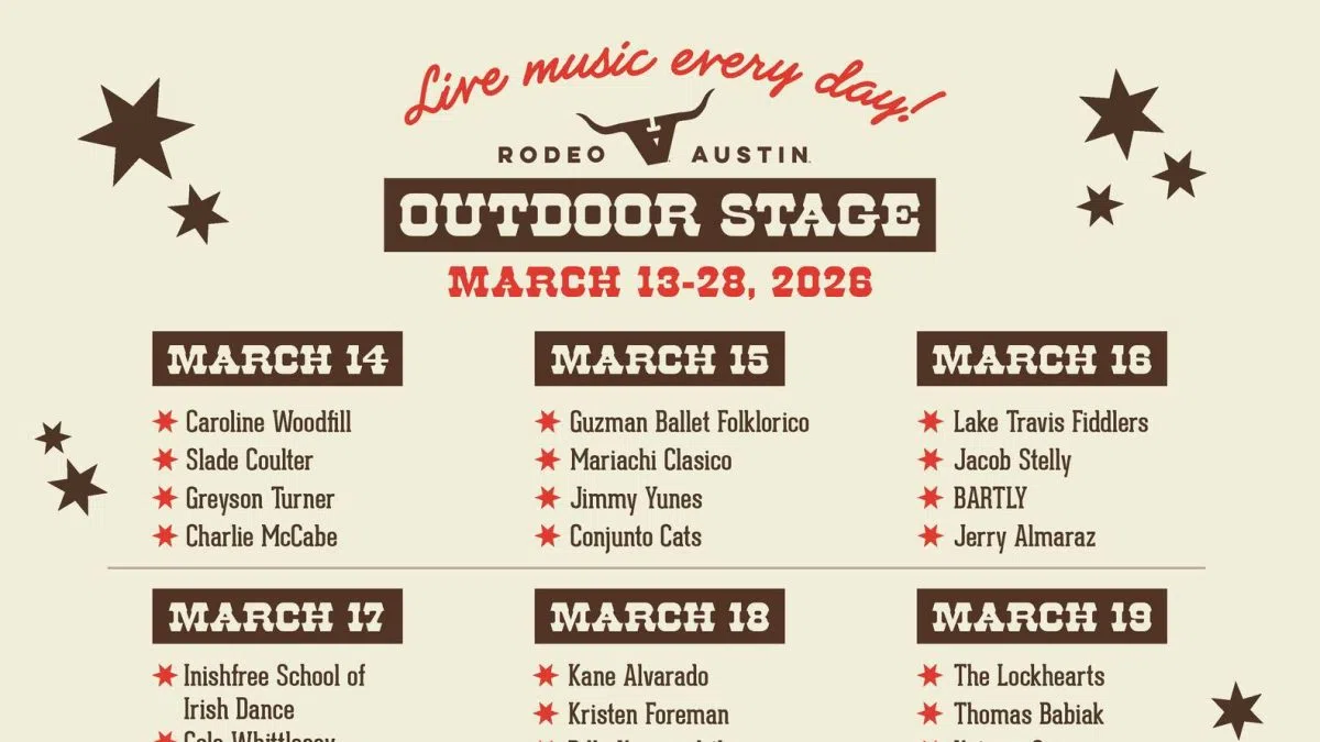 Rodeo Austin 2026 Announces 80+ Live Performances at Outdoor Stage and ...