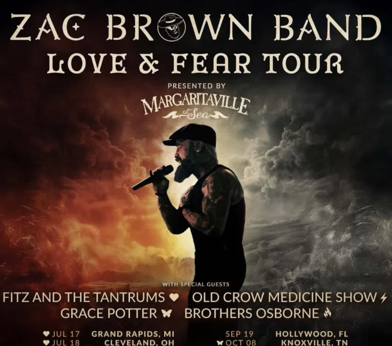 Zac Brown Band Announces Love & Fear Tour | KOKE FM