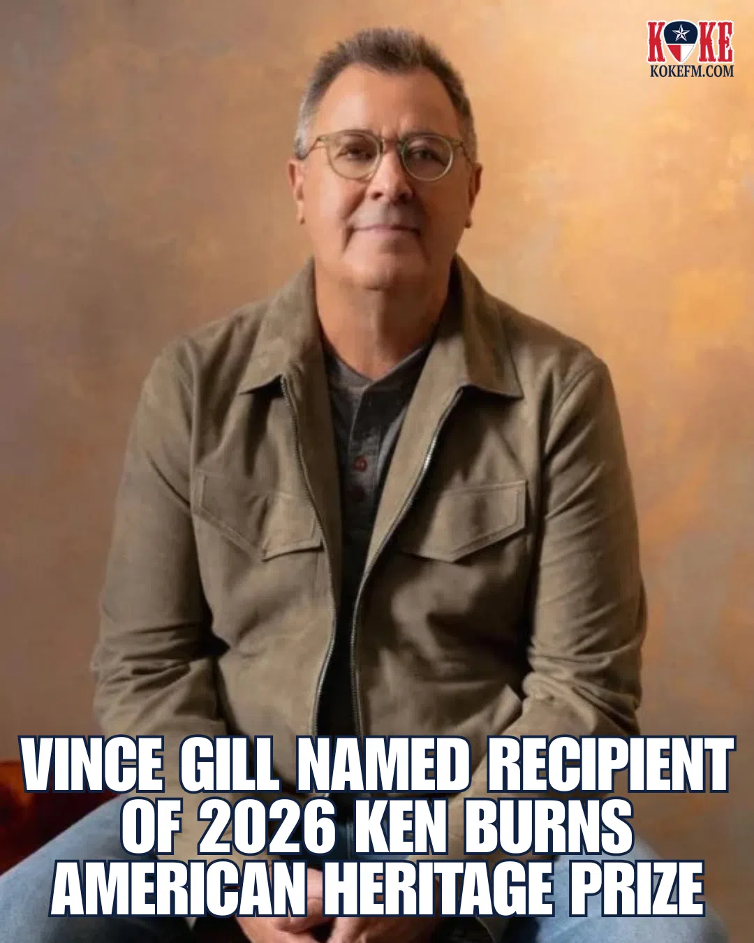 Vince Gill Named Recipient of 2026 Ken Burns American Heritage Prize ...