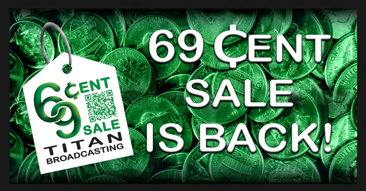 69 Cent Sale | 101.7 The Bull, KBKB-FM Burlington, Iowa