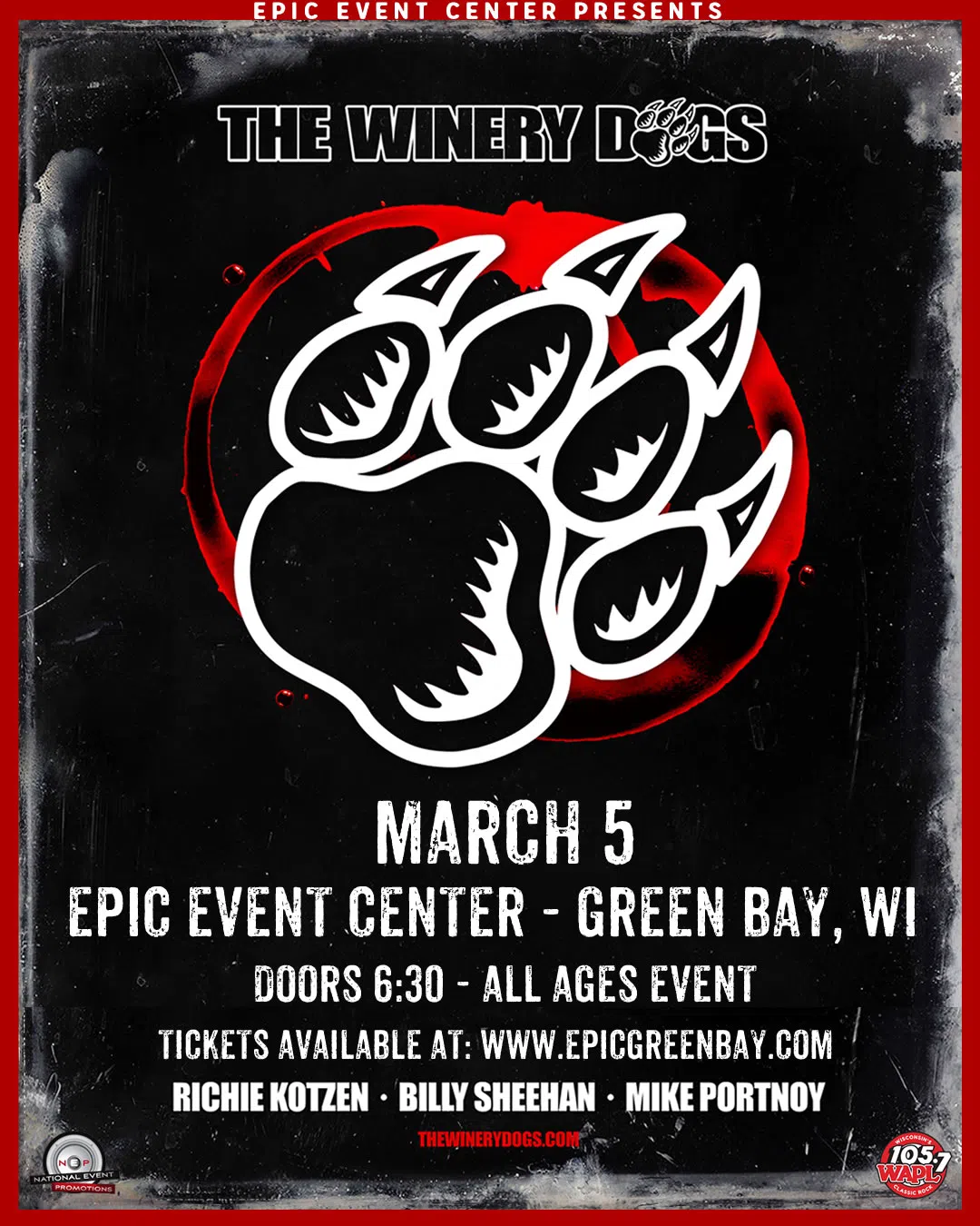 Winery Dogs | 105.7 WAPL | The Rockin' Apple