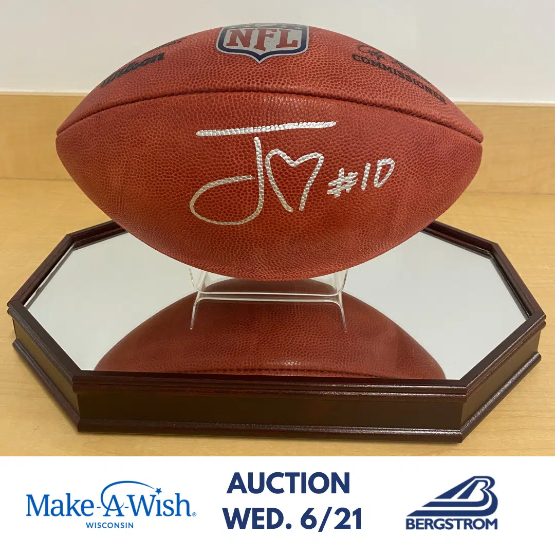 Rick & Cutter Charity Auction - Jordan Love Autographed Football! | 105 ...