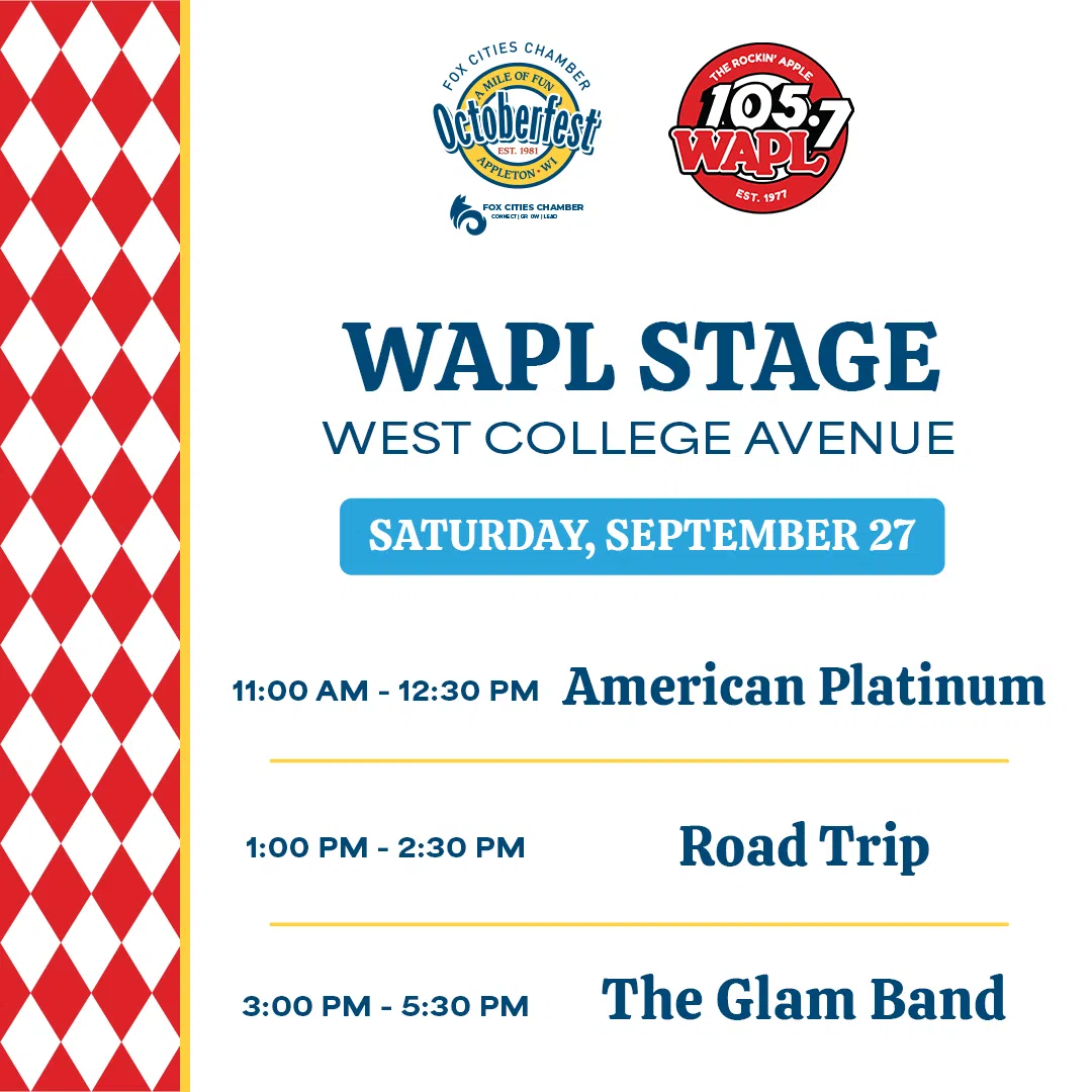 Appleton Octoberfest | WAPL Stage | 105.7 WAPL | The Rockin' Apple