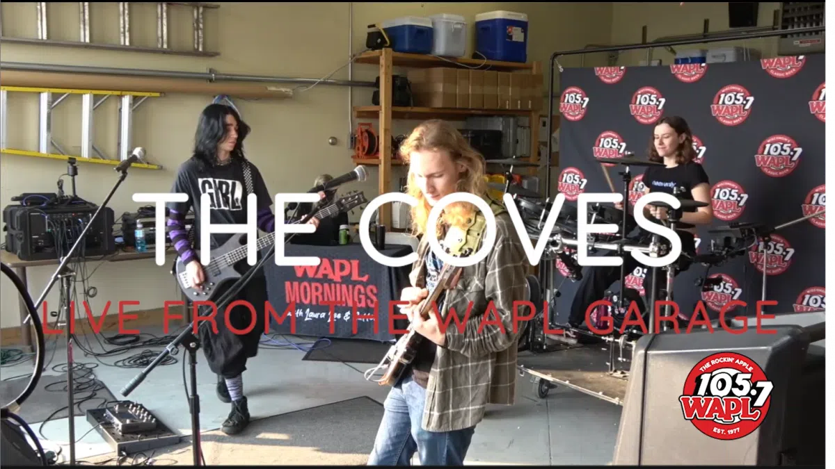 Live From the WAPL Garage it’s The Coves! [VIDEO] | 105.7 WAPL | The ...