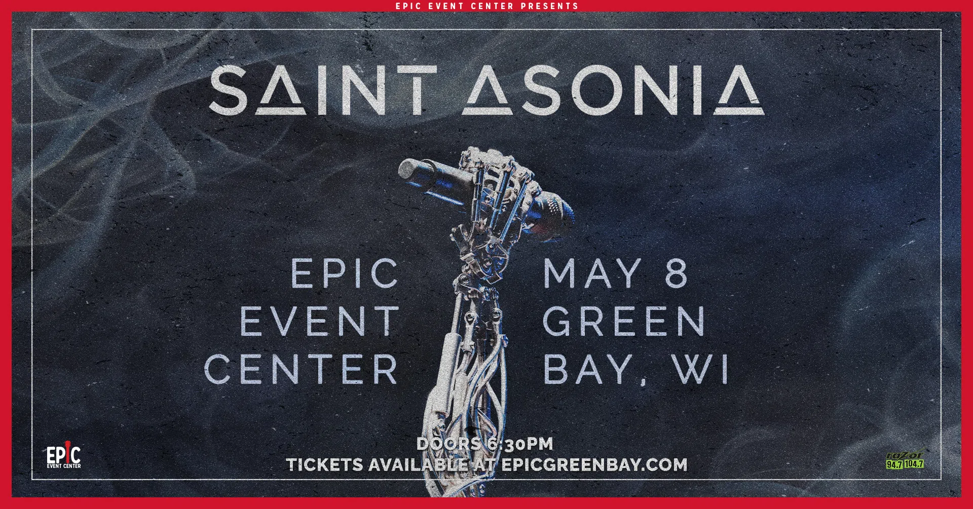 CONTEST: Saint Asonia at EPIC Event Center | Razor 94.7 104.7 - The ...