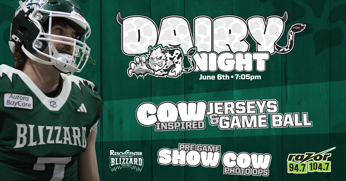 CONTEST: Green Bay Blizzard | Razor 94.7 104.7 - The Cutting Edge of Rock