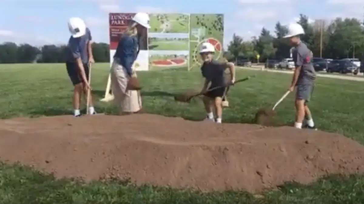 Ground broken for park honor Lt. Mitchell Lundgaard | WHBY