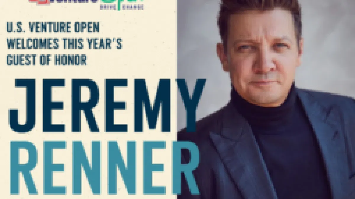 Jeremy Renner to be celebrity guest at this year’s US Venture Open ...