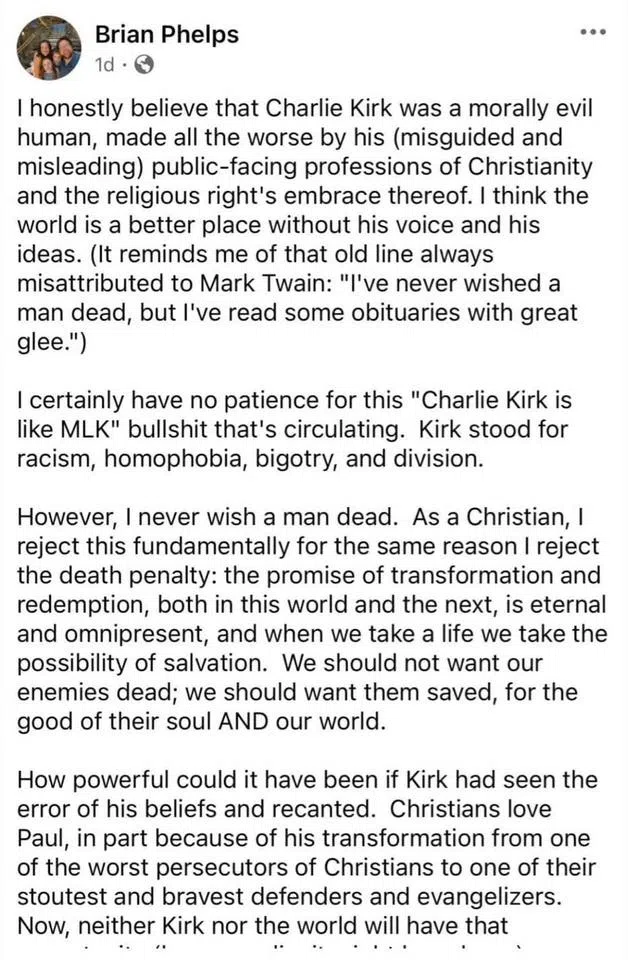 Oshkosh West High School teacher under fire for online comments about ...