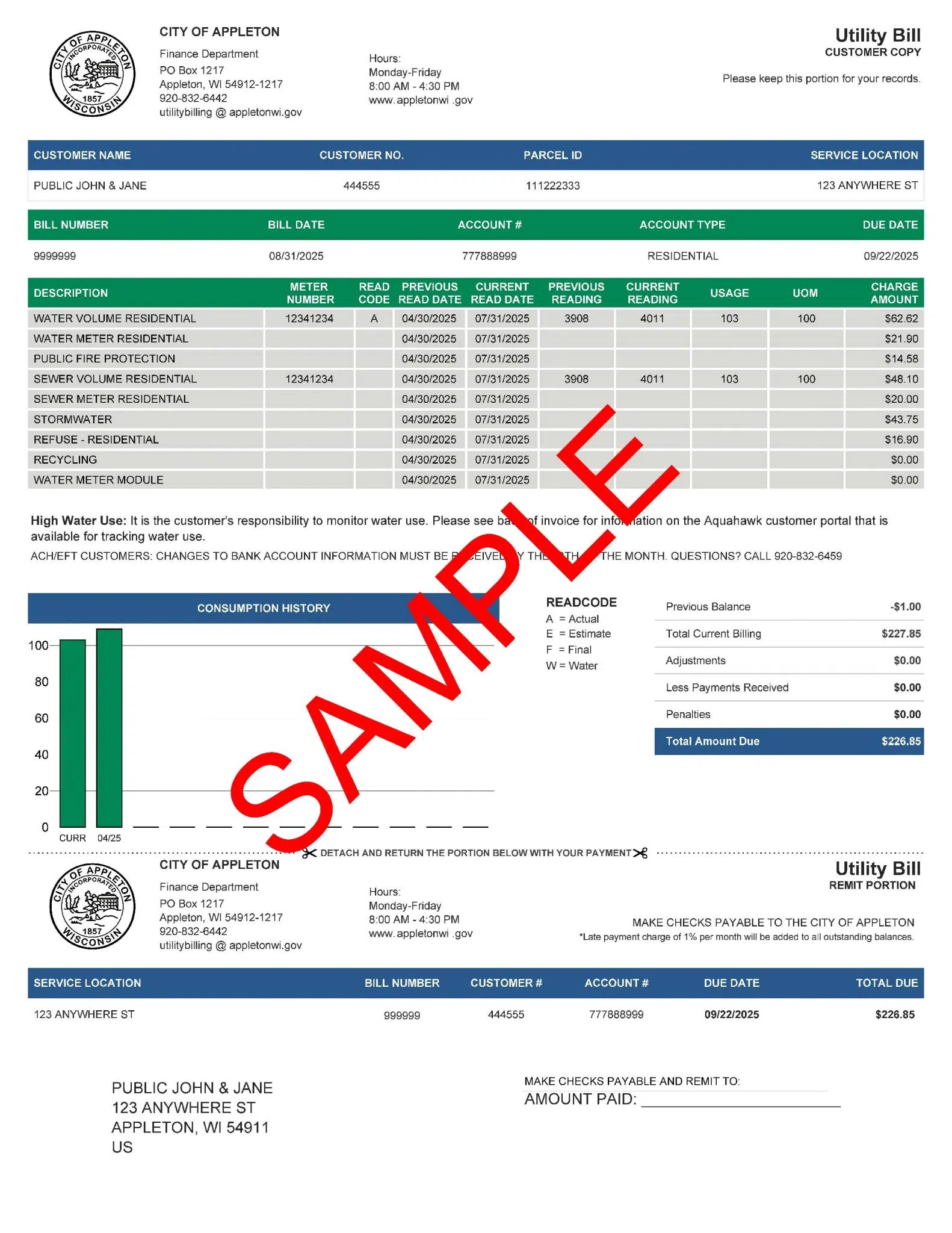 Appleton makes major changes to utility bills [AUDIO] | The #1 Hit ...
