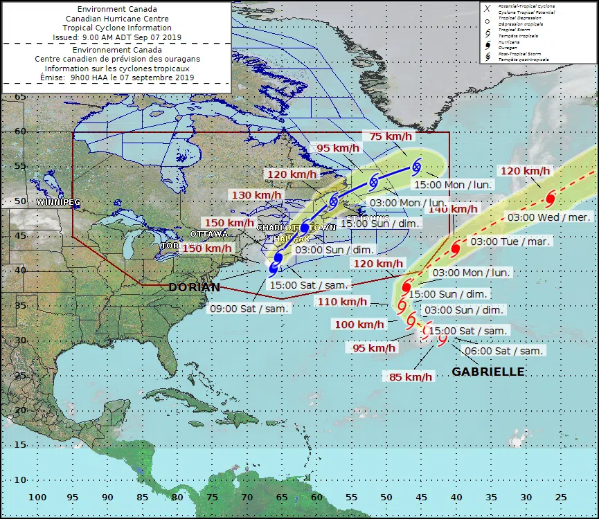 Dorian to make landfall on eastern shore | 101.5 The Hawk