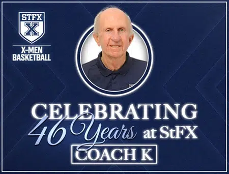 StFX hosts Acadia in Coach K’s final game Saturday | 101.5 The Hawk