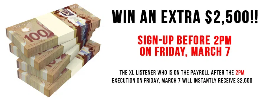 XL 103's Payroll Payout | XL 103 Calgary