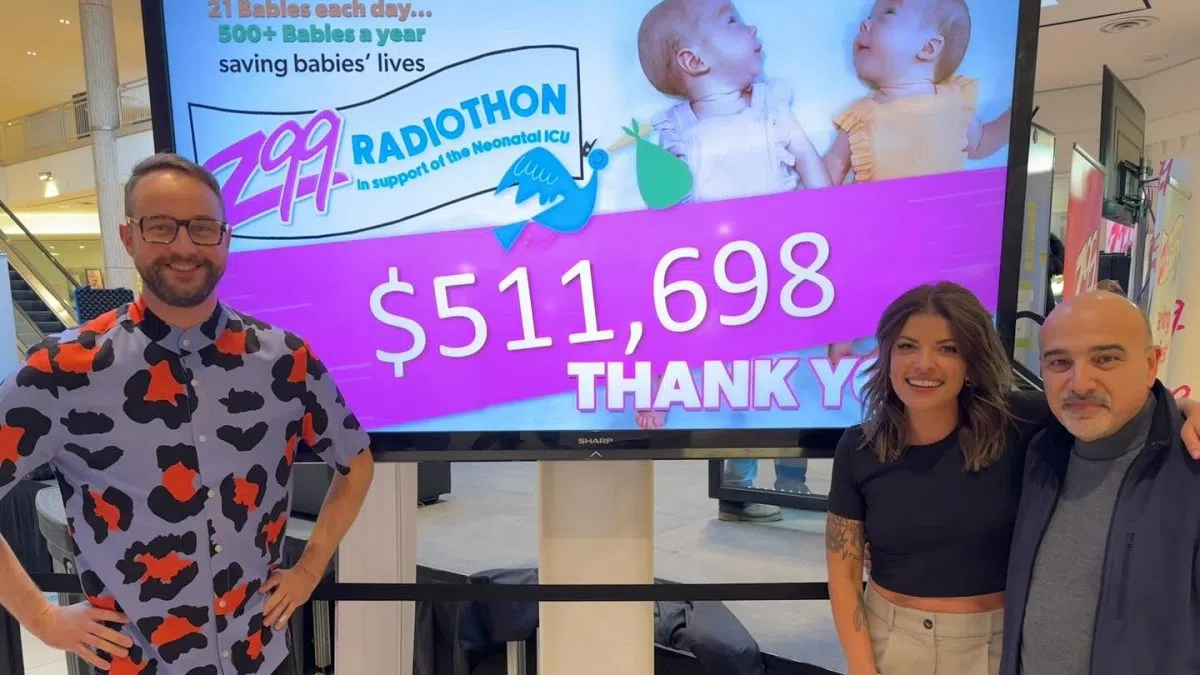 37th Annual Z99 Radiothon Raises $511,698 for babies needing Regina’s NICU | Rawlco Radio